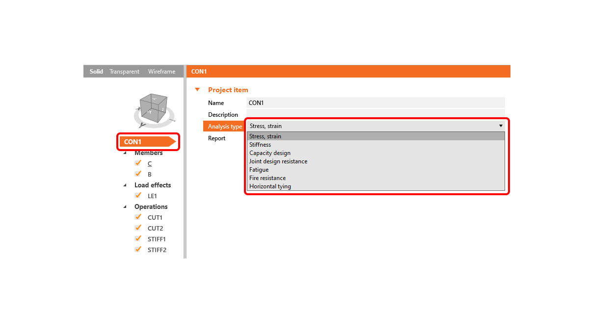 Guide to Changing Analysis Types in IDEA StatiCa Connection | IDEA StatiCa